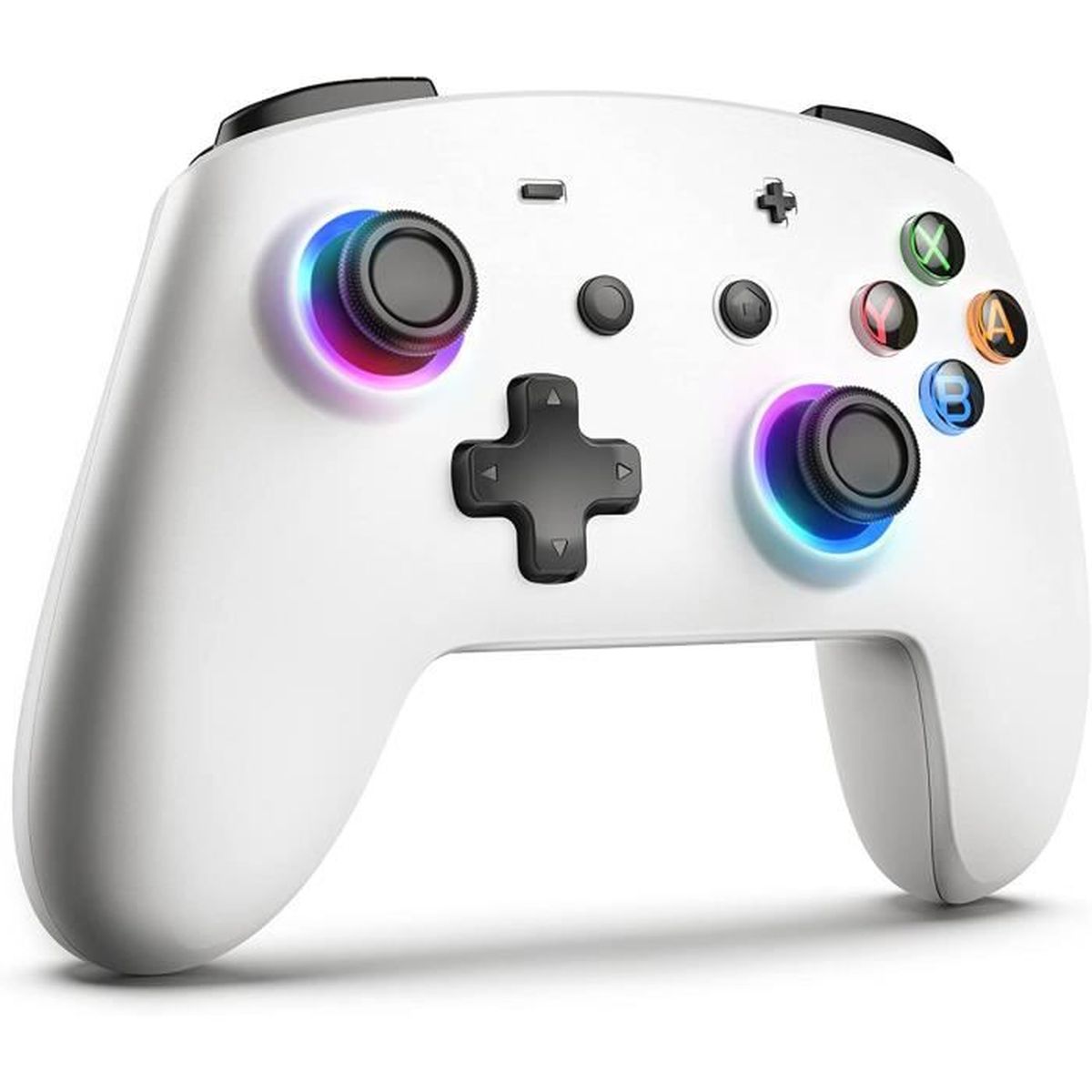 Manette Switch LED Blanc, Manettes Pro sans Fil Switch Controller ...