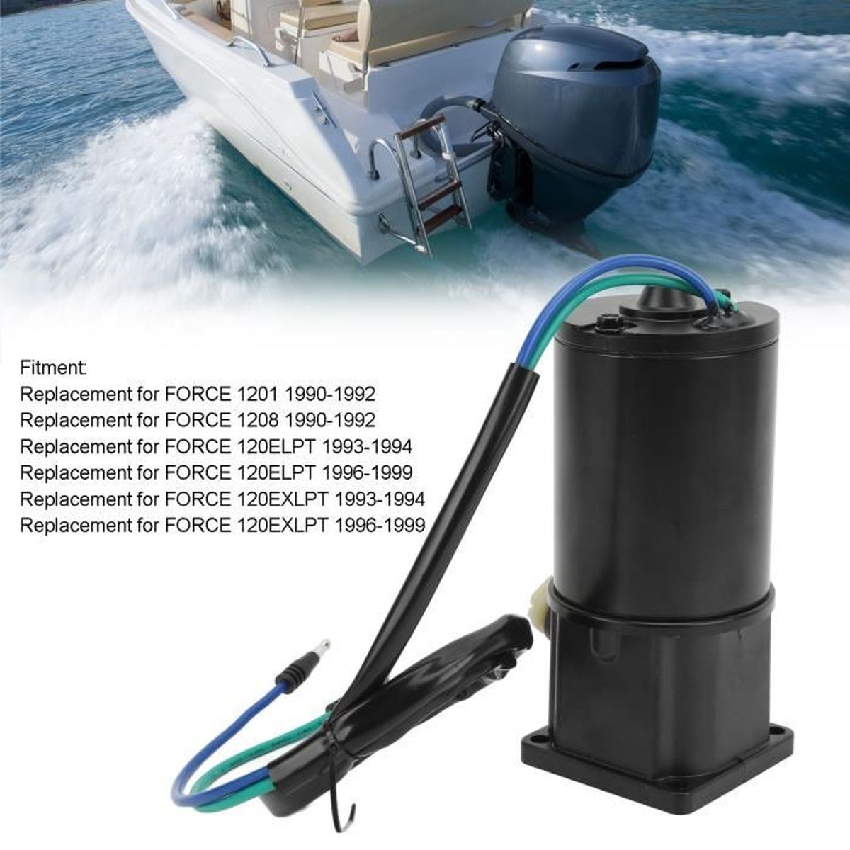 LUA Moteur de compensation d'inclinaison hors-bord 6276 4-6777 de ...