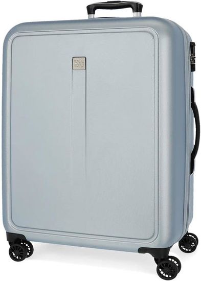 Cambodge Valise Moyenne Beige 48 X 68 X 27 Cm Rigide Abs Fermeture À ...