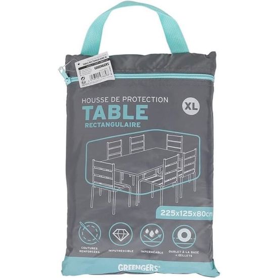 Housses pour tables de jardin Housse de protection table extérieur ...