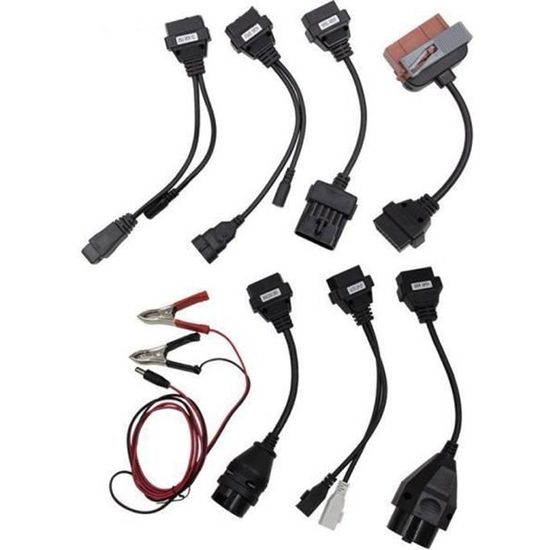 Kit 8pcs OBD2 Câble d'adaptateur,Diagnostic Auto Delphi pour Autocom ...