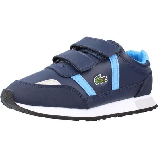 Basket Lacoste 128393 Bleu 32 Bleu - Cdiscount Chaussures