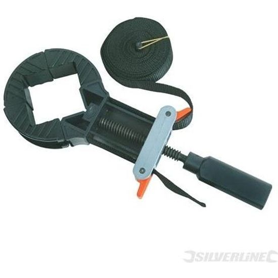 SILVERLINE Serrejoint à sangle réglable Longuer 300 m - Cdiscount Bricolage