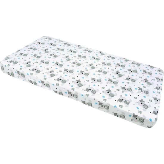 Drap Housse Pour Un Lit Bébé 60X120 Cm 100% Coton Literie Bébé Matelas ...