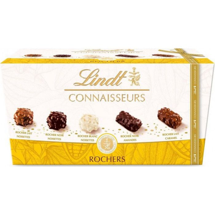 LINDT Ballotin connaisseurs rochers 189g - Cdiscount Au quotidien