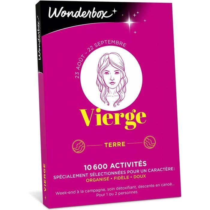 Coffrets De Bain Et Soins - Wonderbox Coffret Cadeau Astrologie Vierge ...