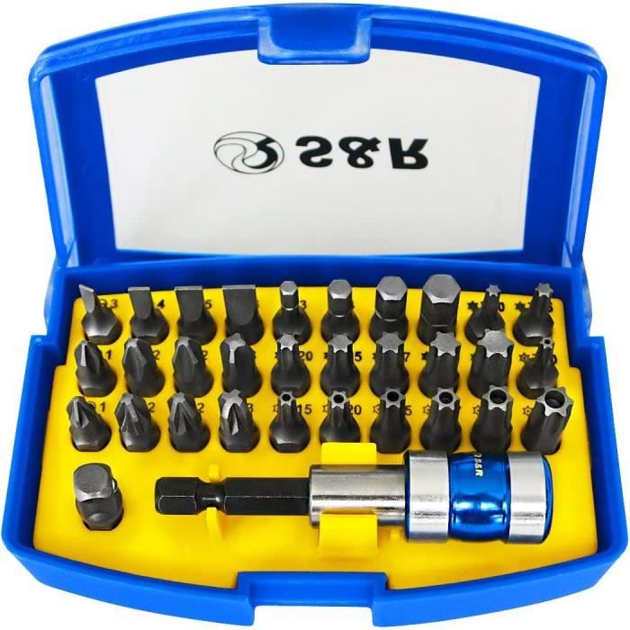 Coffret Embouts de Vissage. Set de 32 Embouts pour Visseuse dans une ...