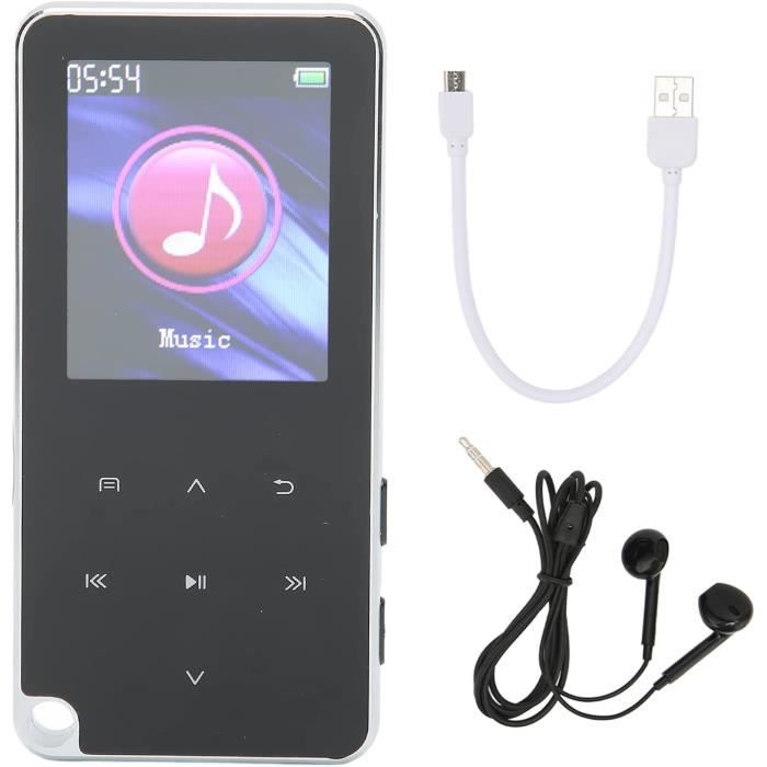 Lecteur MP3, Lecteur Audio Numérique 1,8 Pouces avec Bluetooth 4.0 ...
