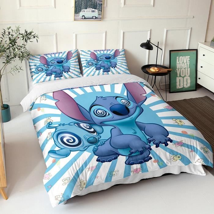 SCD-2191 Parure de lit Disney Lilo & Stitch pour enfants housse de ...