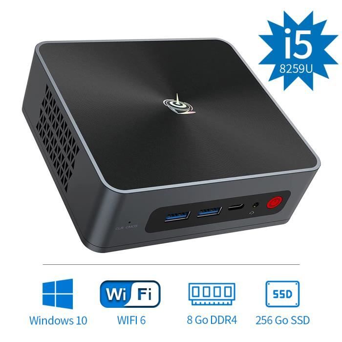 Beelink SEi i5 Mini PC 8GB+256GB Windows 10 Pro 8th Gen Intel i5-8259U ...
