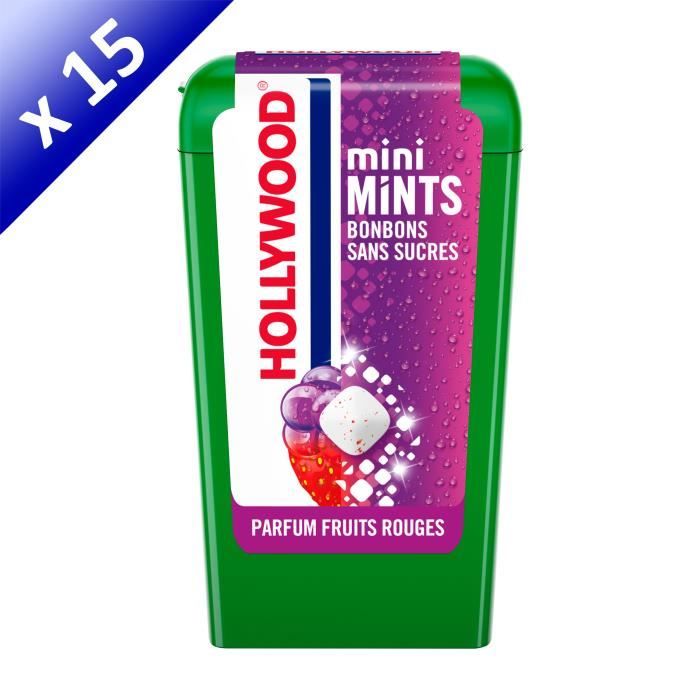 [LOT DE 15] Hollywood Mini Mints Fruits Rouges 12,5g - Cdiscount Au ...