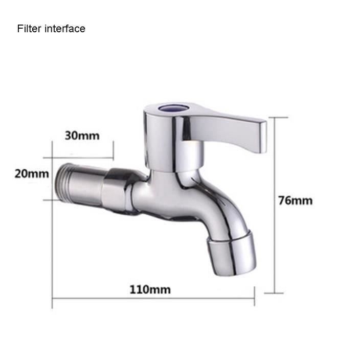 FINE-Robinetterie cuisineRobinet De jardin alliage cuivre Valve Core ...