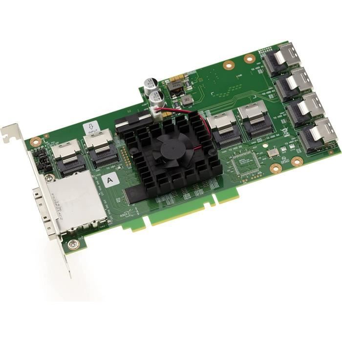 Carte d'extension Expander Card PCIe SAS + SATA - 6GB - 24 Ports ...