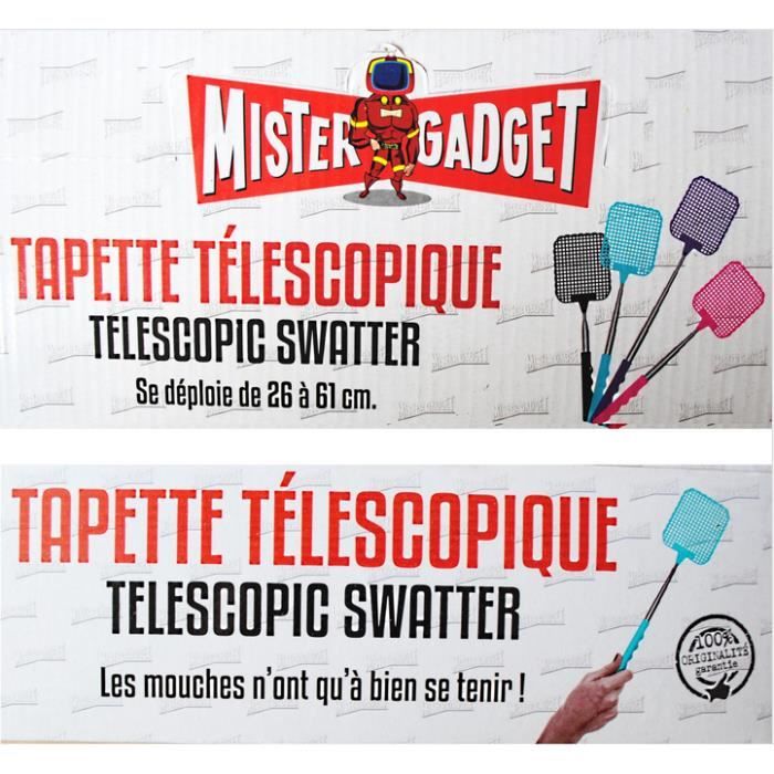 LOT DE 4 TAPETTE TELESCOPIQUE 61 CM COLORÉ GADGET - Cdiscount Au quotidien