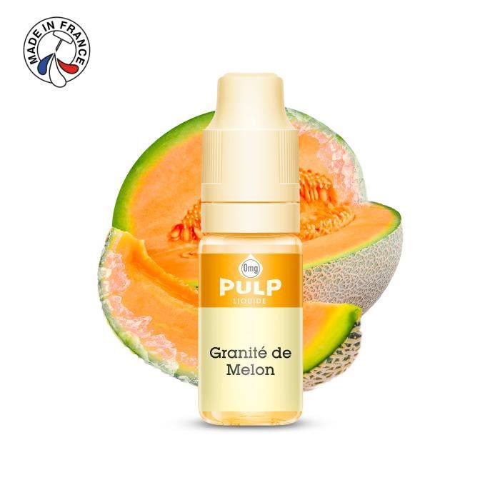 E-Liquide PULP GRANITE DE MELON - Goût : Melon – 06 mg nicotine – 70 PG ...