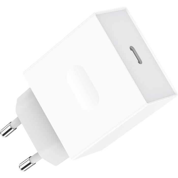 Chargeur Prise Usb C, 25W Embout Chargeur Rapide For Iphone 15 14 13 12 ...