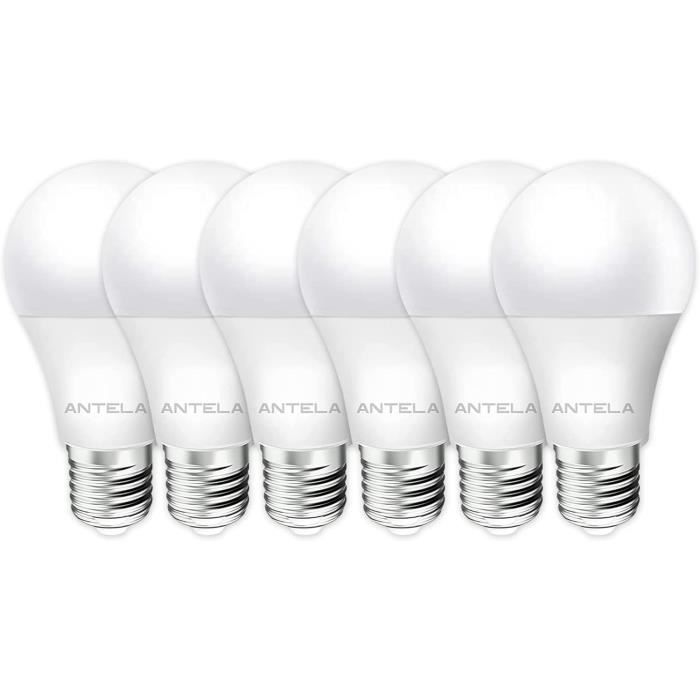 Ampoule Led E27 8,5W 6500K 806Lm Blanc Froid A60 60W Equivalent À Incandescence,Non-Dimmable,Lot ...