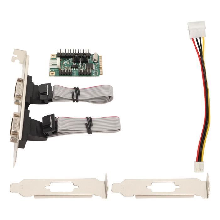 Carte d'extension mini PCIE pour port COM1 à 9 broches CH382L Carte d ...