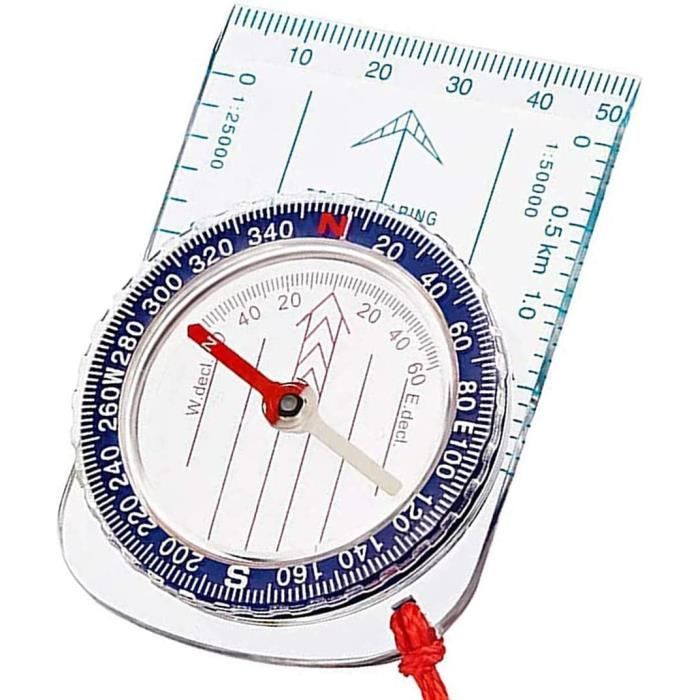 Boussole de scout pour garçon - Boussole d'orientation - Pour randonnée ...