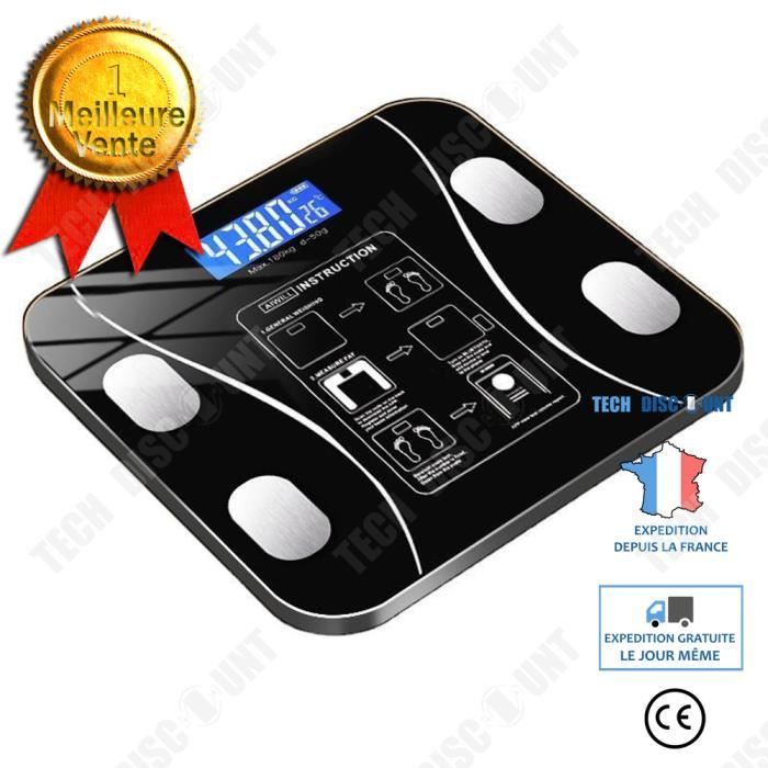 Balance de poids corporel - TD® - Bluetooth - 180 kg ...
