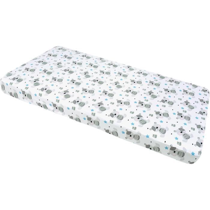 Drap Housse Pour Un Lit Bébé 60x120 Cm 100 Coton Literie Bébé Matelas