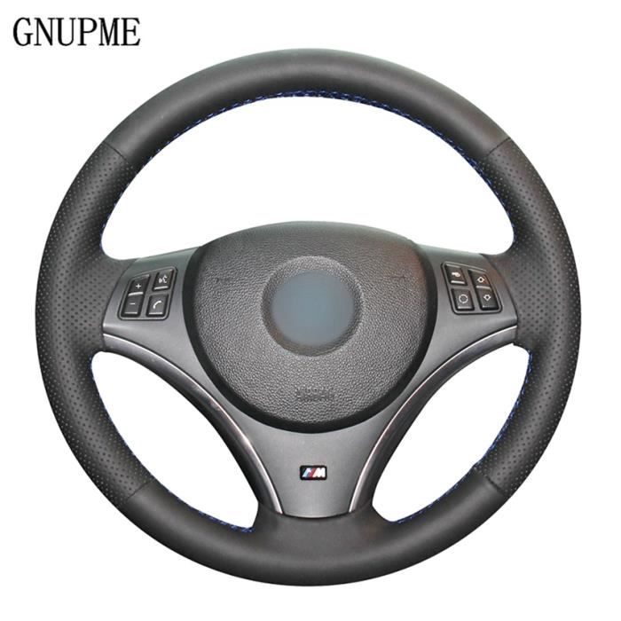 COUVRE-VOLANT,Blue Thread--Couvre volant de voiture en cuir artificiel ... COUVRE-VOLANT,Blue Thread--Couvre volant de voiture en cuir artificiel ...