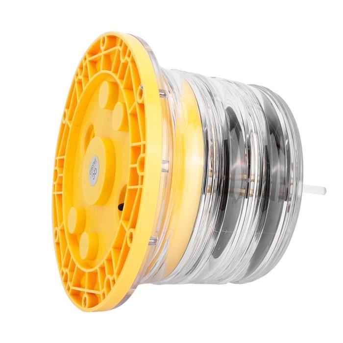 Lampe solaire marine Feu de signalisation solaire clignotant rouge à ...