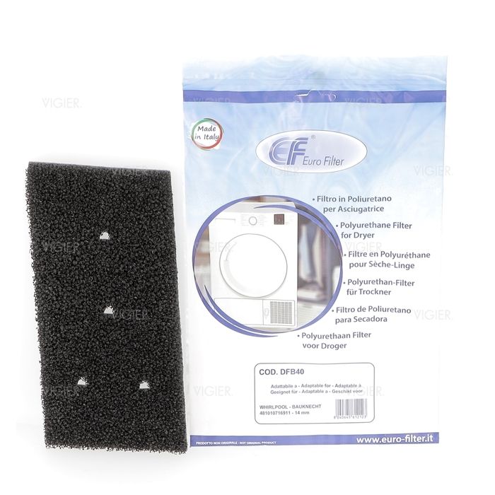 Filtre mousse sèche linge condensation Whirlpool DFB40 - Cdiscount ...