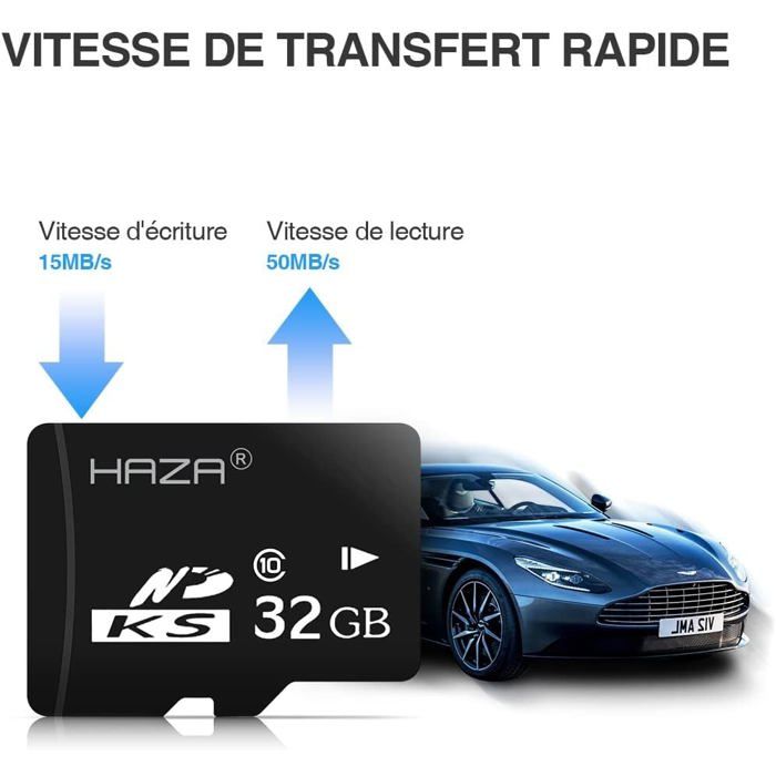 Sd 32 Go, Carte Sd Jusqu'À 100 Mo/S (R), Carte Mémoire Sdhc, Carte Sd ...