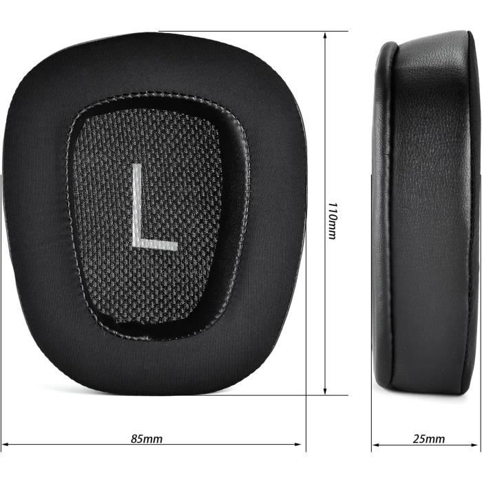 Coussinets pour Casques - AQSACOKIYA - Logitech G933 G935 - Gel de ...