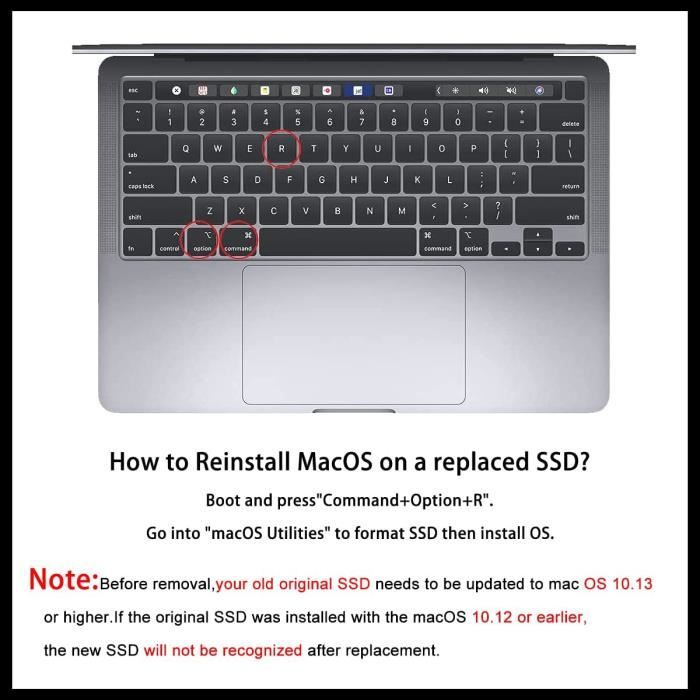 Ssd Interne 1 To Pcie Nvme Pour Mac, Disque À Solid State Interne Pour ...
