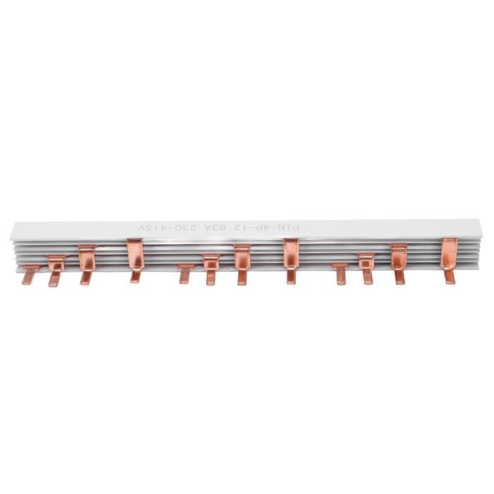 Bornier de fil 4P Disjoncteur Bus Bar Connexion Bornier 12 Canaux ...