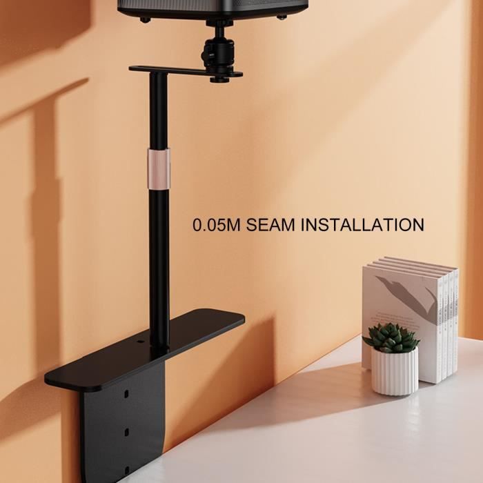 YUM Support de projecteur réglable en hauteur support universel rotatif ...