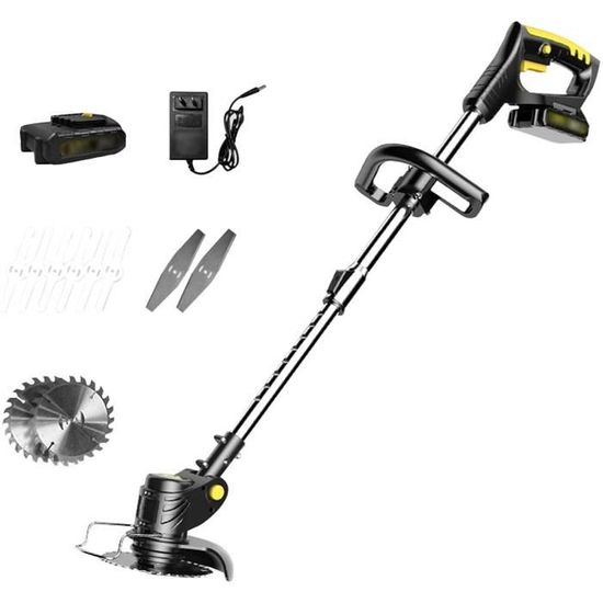 Électrique Sans Fil Coupe-herbe, Tondeuse à Gazon Agricole Multifonctionnelle 36V Coupe-bordure ...