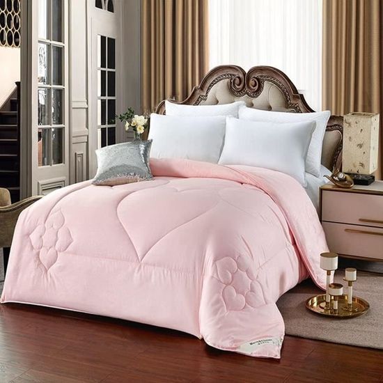 Hypoallergénique,Couette Fine Et Légère Pour L'Été 100% En Soie De ...