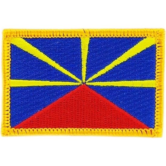 Patch ecusson drapeau ile de la reunion 974 - Cdiscount Beaux-Arts et ...