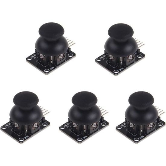 5Pcs Ps2 Joystick Game Controller Xy Deux Axes Joystick Breakout Module Pour Arduino[J1563 ...