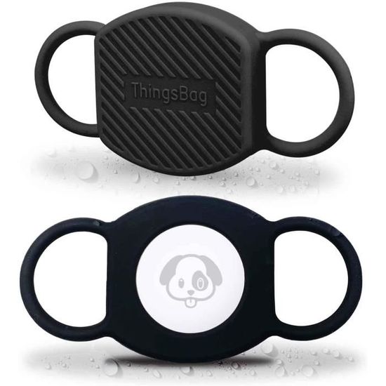 Airtag Chien Porte-Collier,Lot De 2 Air Tag Chat Étui Gps,Animal Tracker Coque Anti-Perte ...