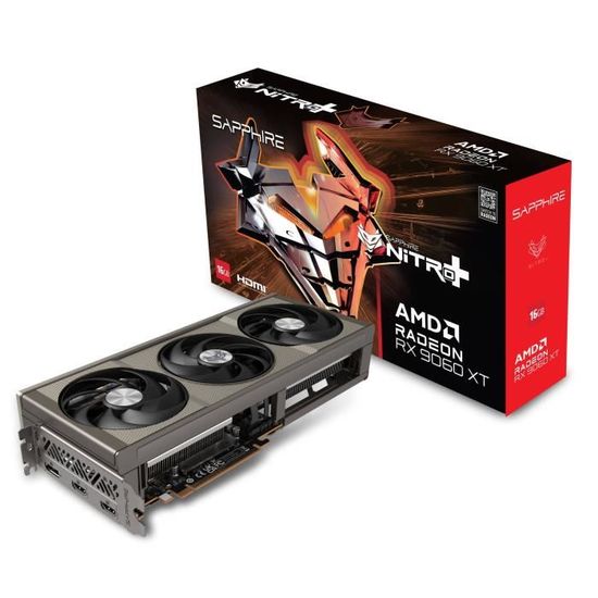 SAPPHIRE - Carte graphique - NITRO+ AMD RADEON™ RX 9060 XT GAMING OC ...
