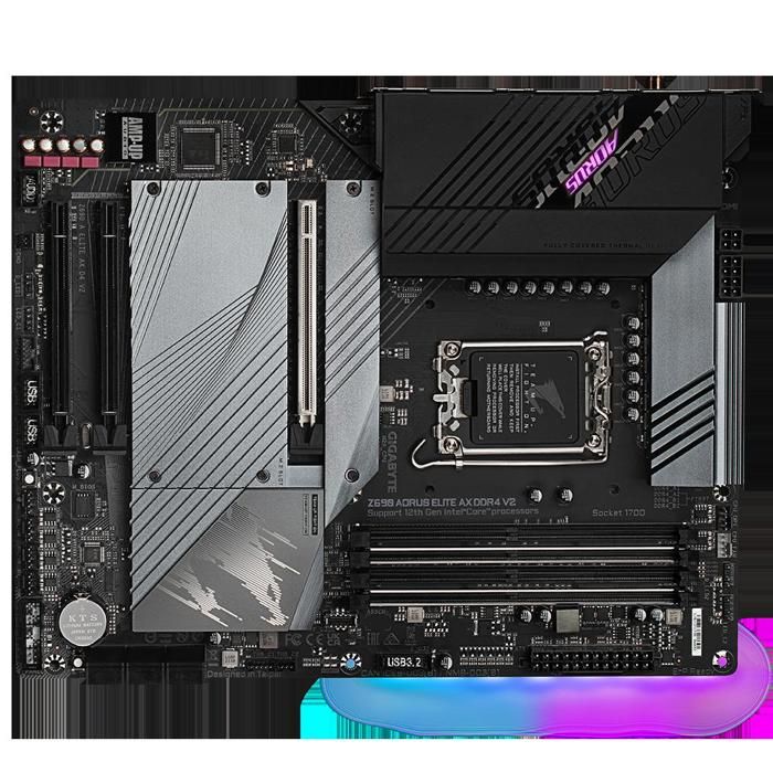 Carte mère GIGABYTE Z690 AORUS ELITE AX DDR4 SDRAM V2 Intel Z690 Socket LGA1700 4xDDR4 SDRAM ...