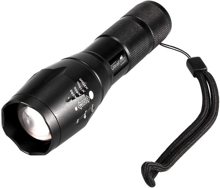 IR Lampe Torche Infrarouge Lampe de poche Vision Nocturne 850 nm Focus ...