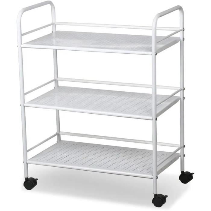 Gretd Chariot De Cuisine Chariot Roulant À 3 Niveaux Durable Avec Main ...