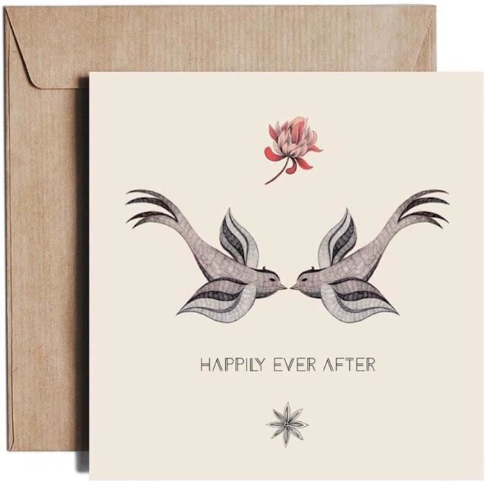 Carte D'Invitation Graphique Unique Pour Mariage - Cartes D ...