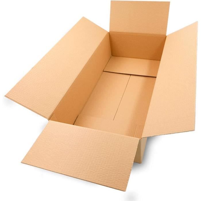DHL Lot de 25 cartons d'expédition pliables Marron 600 x 300 x 150 mm ...