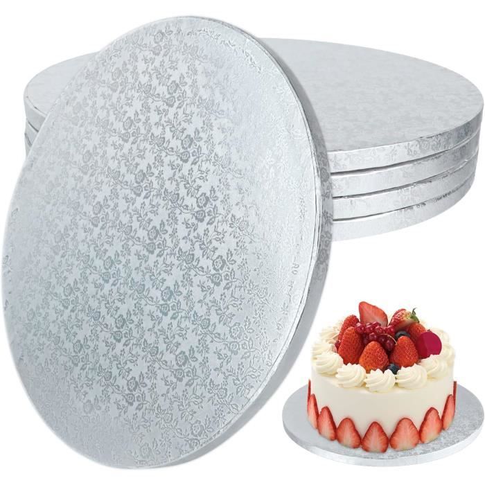 5 Pièces Planches À Gâteau Rondes Ø 30Cm, Disque Gateau, Cake Board ...