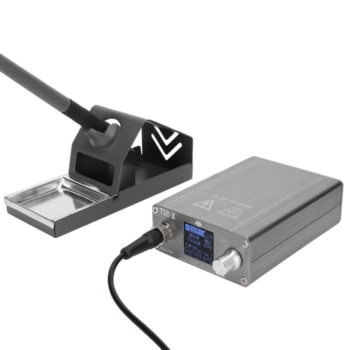 Fdit Station de fer à souder portable Station de fer à souder T12‑X ...