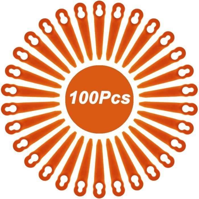 FINE-Lot de 100 lames de rechange en plastiquCompatible pour Stihl ...