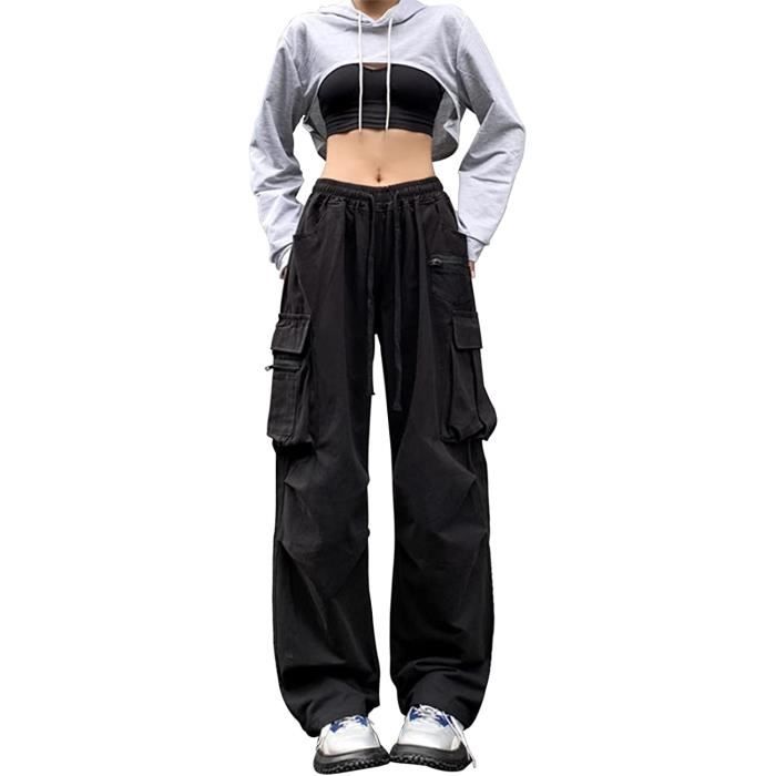 Pantalon Cargo Femme Baggy Pantalon Pants Fille Cargo Pants Taille