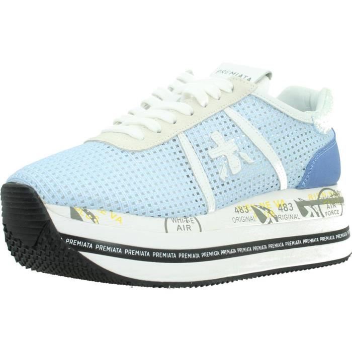 Basket - PREMIATA - 137199 - Bleu - Femme - Lacets Bleu - Cdiscount ...