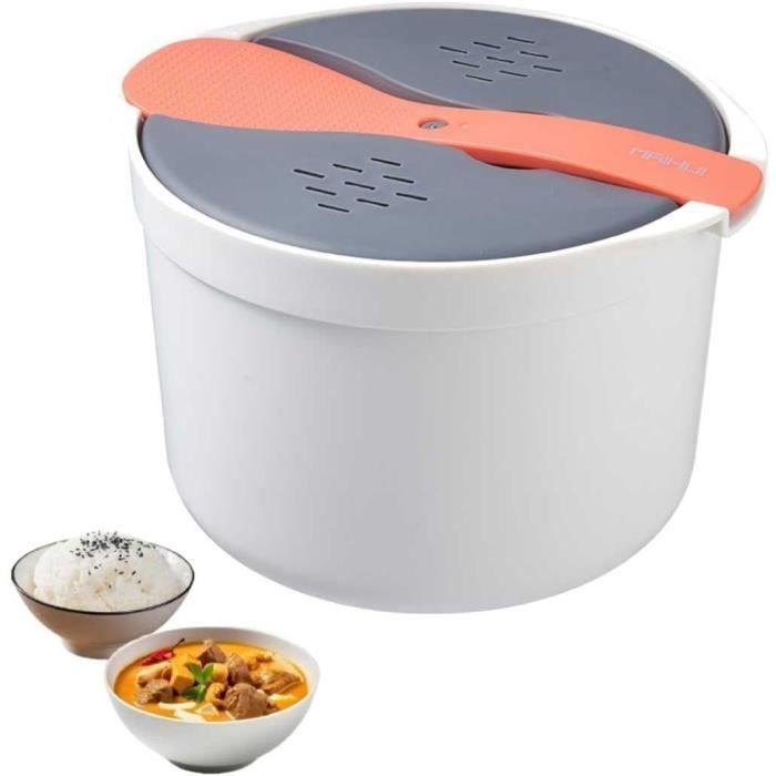 Cuiseur À Riz Pour Micro-Ondes De 2 L En Plastique De Qualité Alimentaire Sans Bpa Avec ...